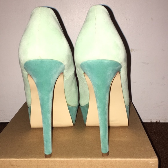 truffle | Shoes | Truffle Colorblock Platform Heels | Poshmark